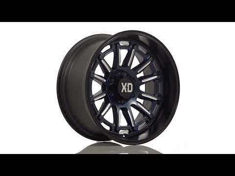 Xd Xd865 Phoenix Wheels Rims 20x9 5x150 Metallic Blue Milled With Black ...