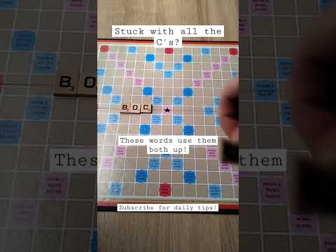 Scrabble words with 2 C's