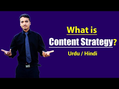 Content Strategy - Explained in Hindi / Urdu