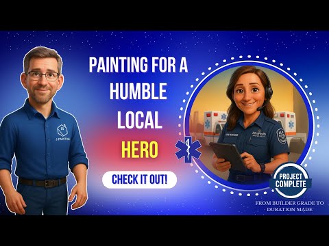 We Painted for a Local EMS Hero! | Builder-Grade Upgrade in Elk River