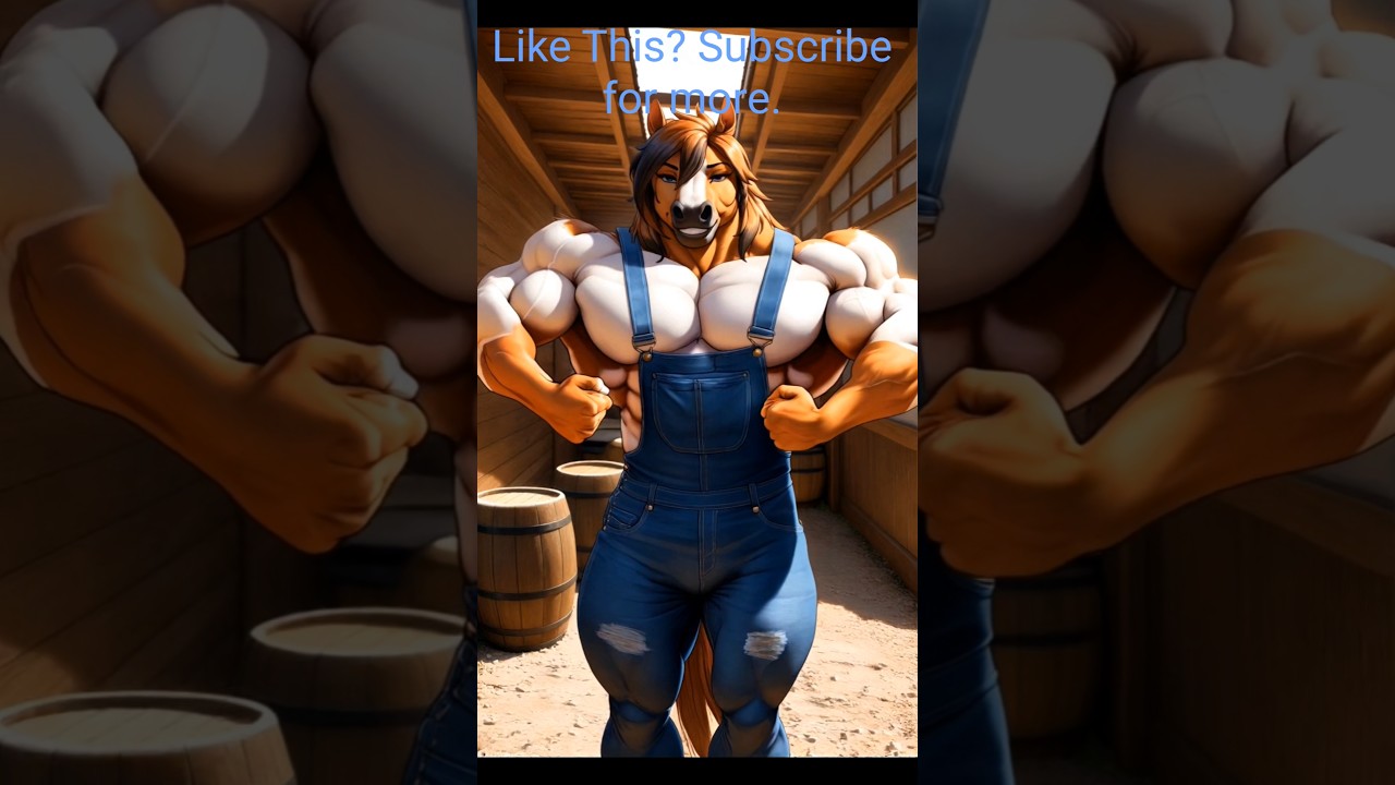 Furry Muscle Show. #animation  #muscular #furries