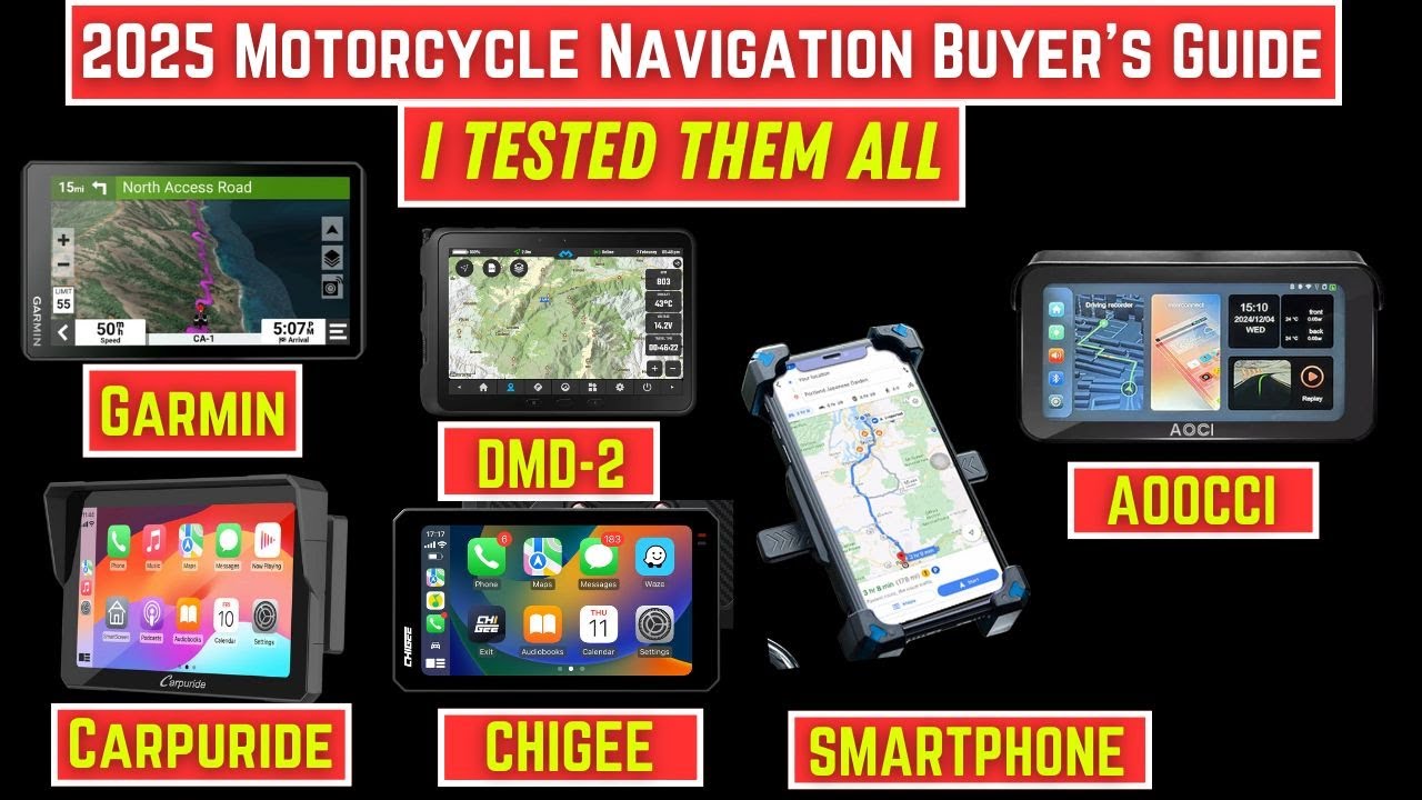 2025 Motorcycle GPS Shootout: Which Navigation System is Best for You?