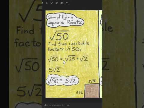 Square Roots of Non Perfect Square Roots
