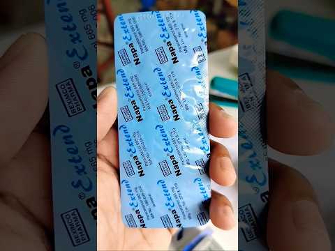 Napa Extend - Paracetamol #paracetamoltablet #napa #napaextend #medicine #shorts