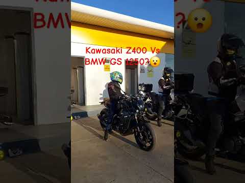 Kawasaki Z400 Vs BMW GS 1250? wow😮