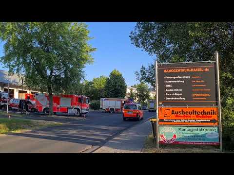 Feuerwehr Waldbrand Kaufungen 14.06.2023