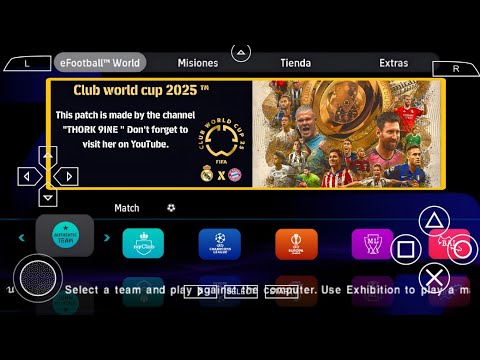 eFootball PES 2026 PPSSPP Android Offline PS5 Camera |PES 2026 HD Graphics New Kits 25/26& Transfers