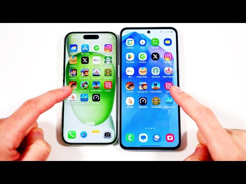 iPhone 15 vs Galaxy A55 Speed Test