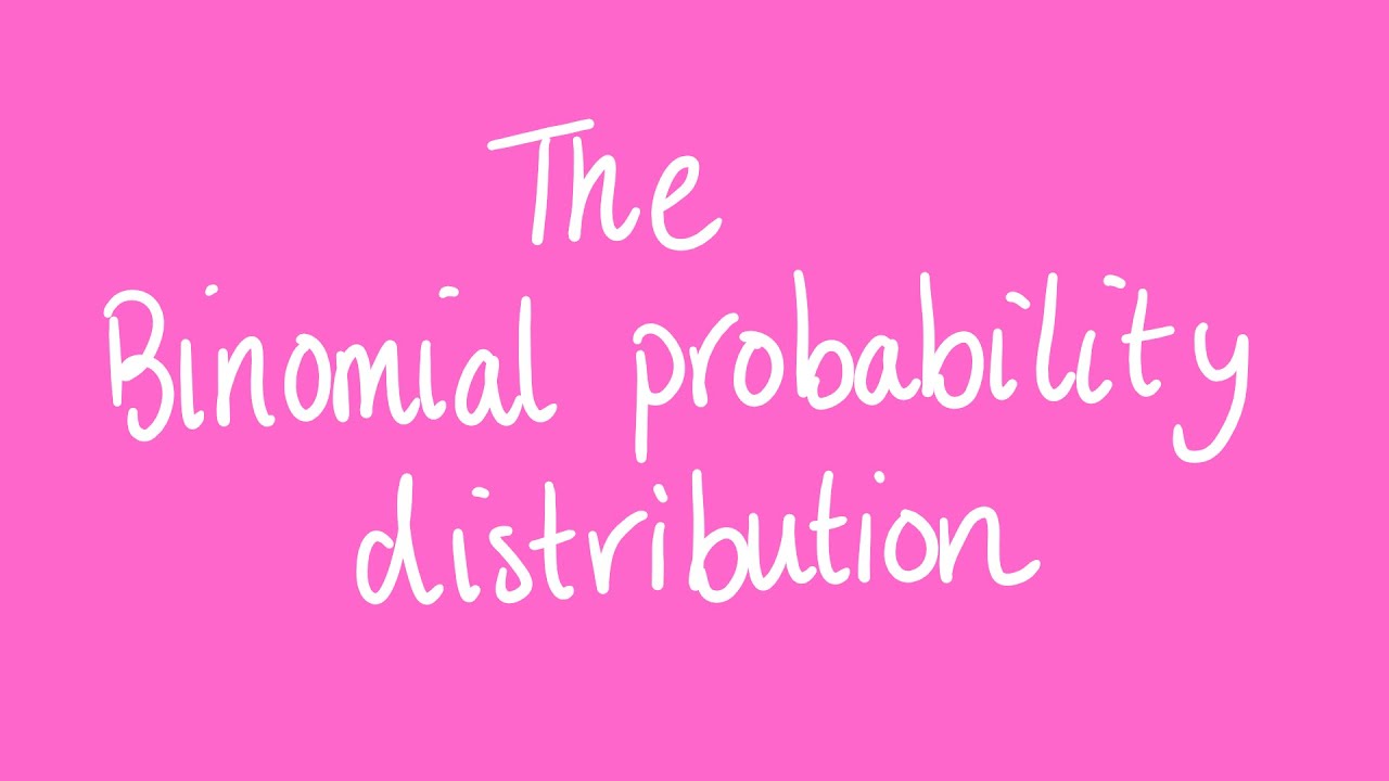 The binomial probability distribution | Unit 3 and 4 VCE Maths Methods