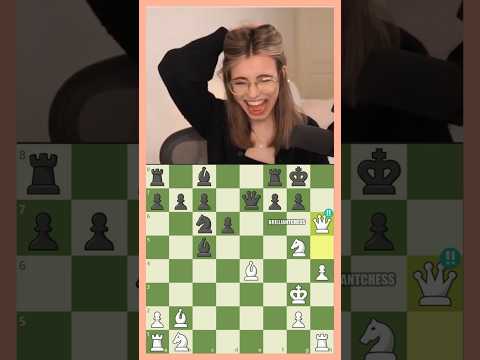 Brilliant SACRIFICE QUEEN 💎🔥 #annacramling #brilliantmove #chess #chesscom #lichess #puzzle #gaming