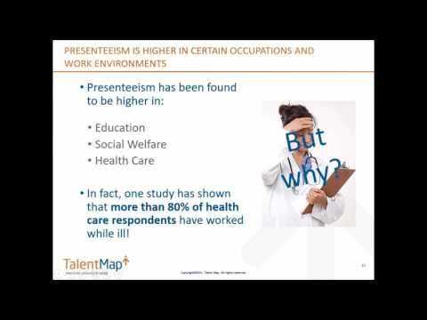 Absenteeism, Presenteeism and Employee Engagement