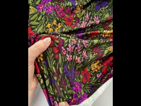 New Minerva Exclusive Viscose Jersey dressmaking fabric - Introducing Floral Resort