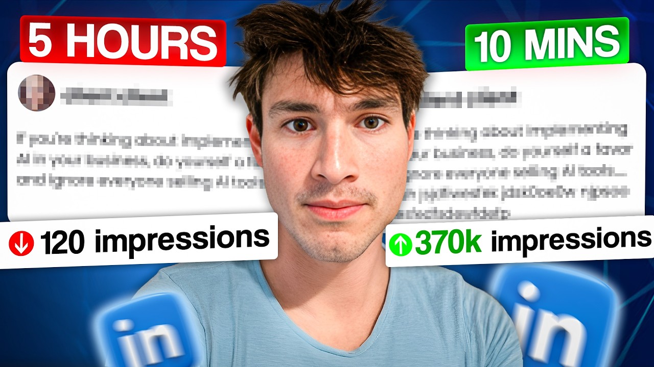 How I Write LinkedIn Posts That Get 370,000+ Views Using AI