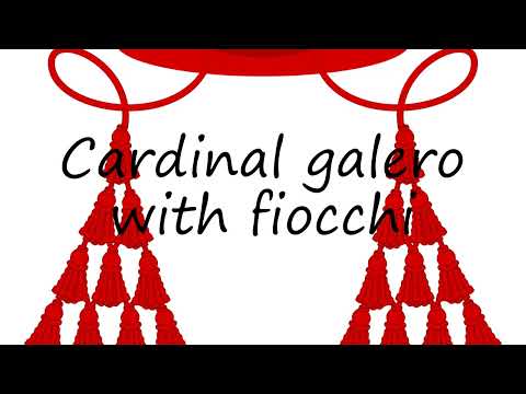 How to pronounce Cardinal galero with fiocchi in Italian?