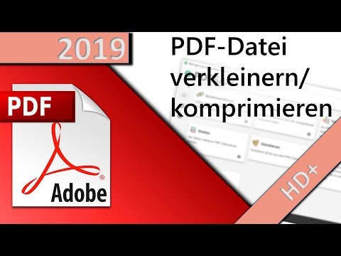 PDF Datei verkleinern / komprimieren (online, kostenlos) in 1 MINUTEN (HD 2019)