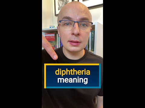 DIPHTHERIA meaning | What does "DIPHTHERIA" mean? Definition in Merlin Dictionary #shorts