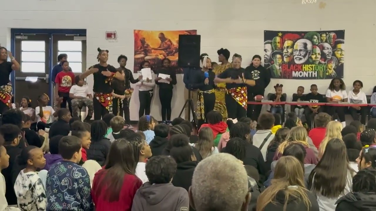 East Elementary Students Dance Performance for BHM