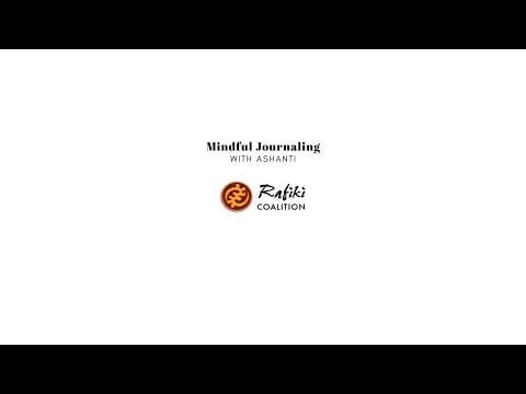 Mindful Journaling with Ashanti