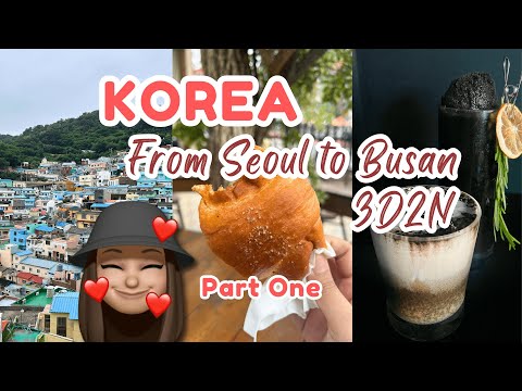 My First Time in Busan for 3D2N 🇰🇷 | Cafe Hopping, Gamcheon village & more! | Korea Vlog Part 1 ✨