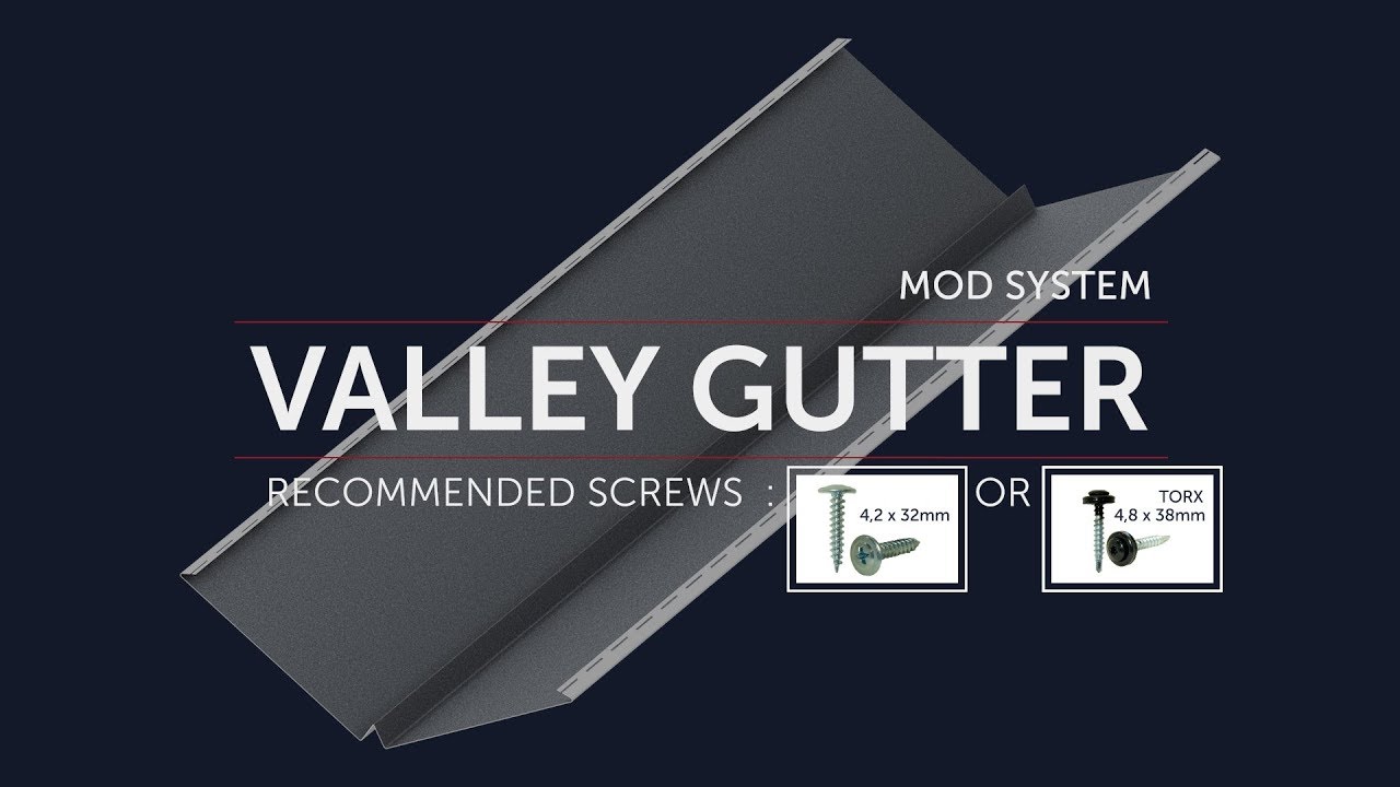 Assembly manual for Valley Gutter | MOD System