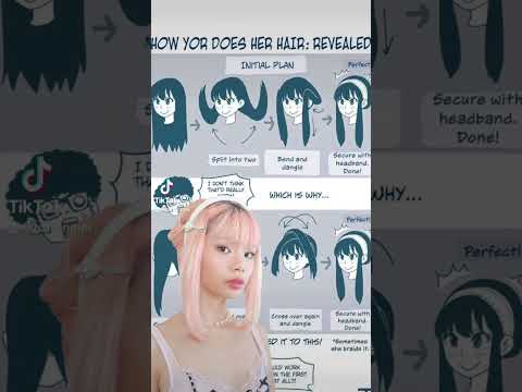 i can’t believe this ACTUALLY works… yor forger's hairstyle