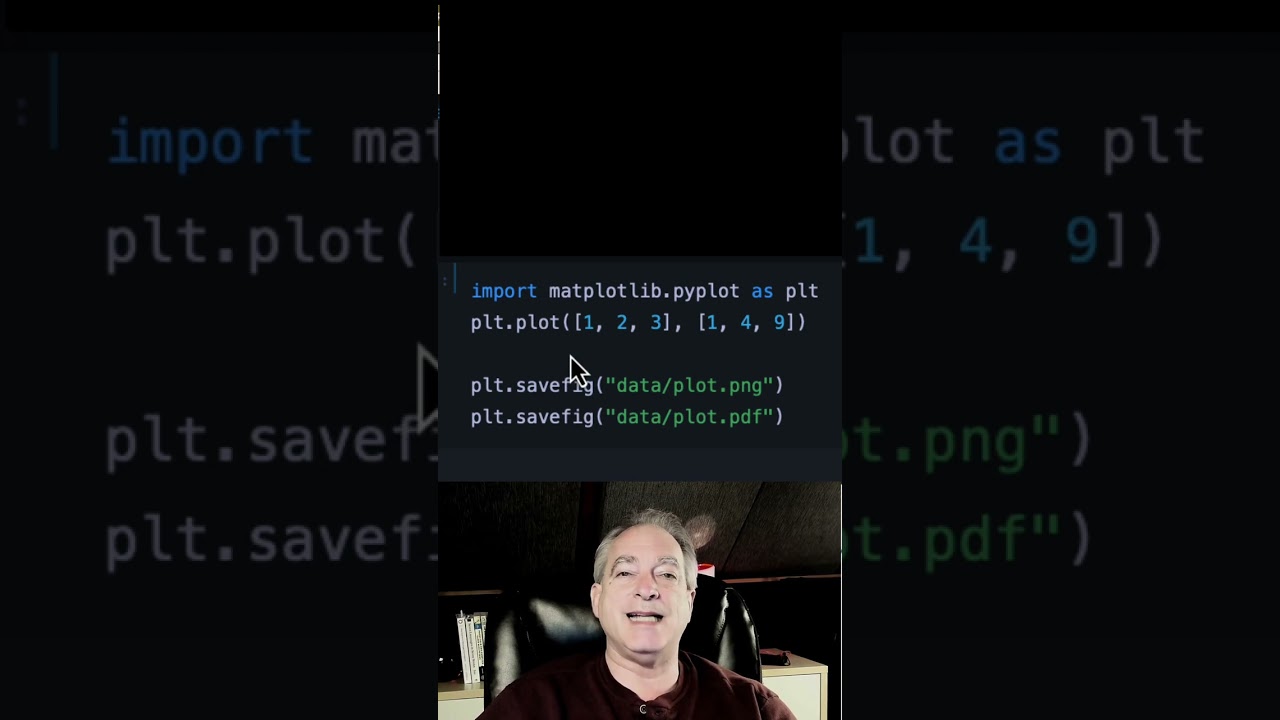 Save Matplotlib plot to image file 📈 #shorts