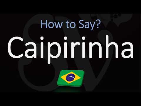 How to Pronounce Caipirinha Cocktail? (CORRECTLY)
