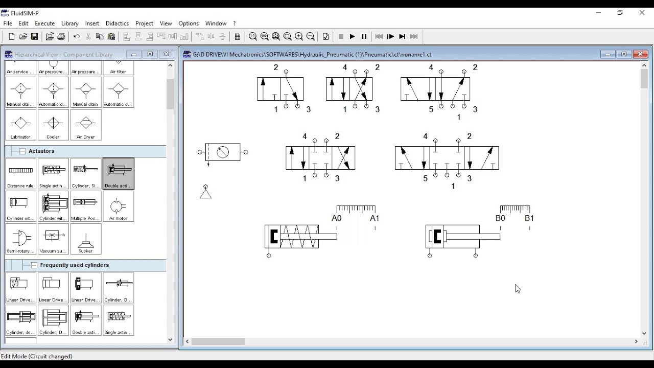 Pneumatics through FluidSIM Part 2