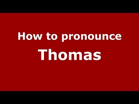 How to pronounce Thomas (Arabic/Morocco) - PronounceNames.com