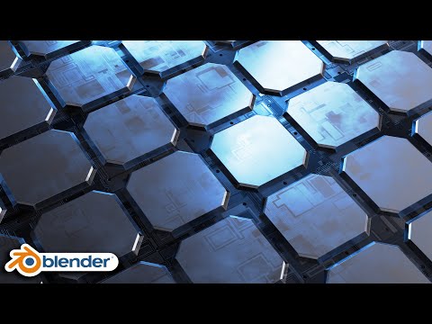 Procedural Sci-Fi Metal Plating (Blender Tutorial)