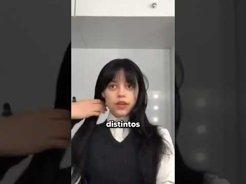Las trenzas de Merlina #merlina #jennaortega #series #curiosidades