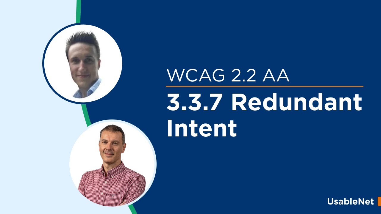 Web Accessibility Guideline 3.3.7 Redundant Entry (Level A)