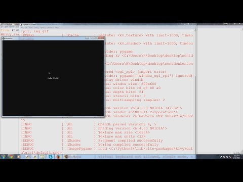 Learn Kivy with Python tutorial for Mobile Application Development Part 1 - Mind Luster