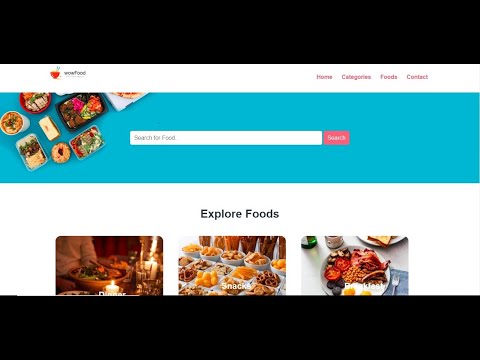 Restaurant Website | PHPand MySql