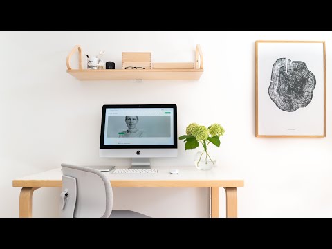 My HOME OFFICE setup I  Minimal WFH I 2021