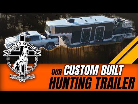 Custom Hunting Dog Trailer!