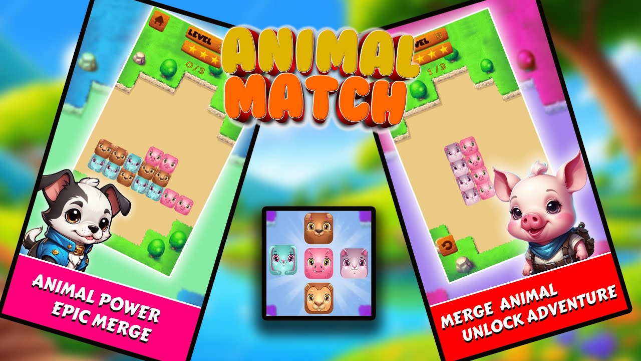 Animal Match || Construct 3 Game Template || Source code