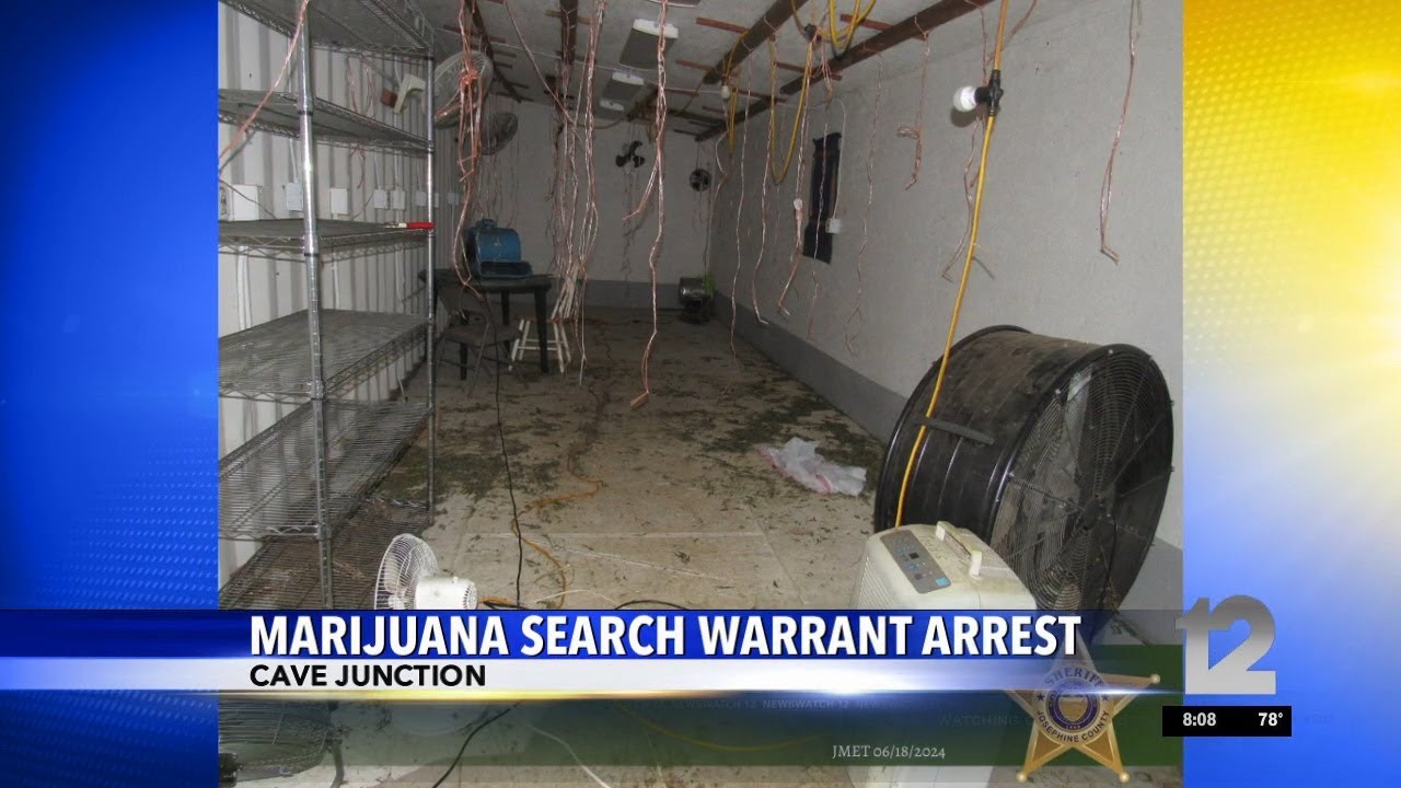 One arrested after police raid illegal grow site in Cave Junction