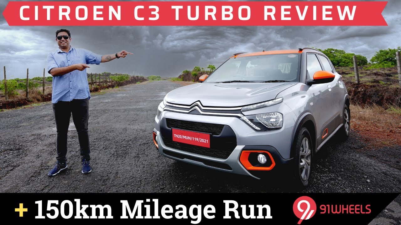 Citroen C3 Turbo Petrol Driven || Detailed Review with Mileage Run ...