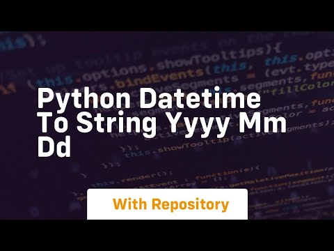 python datetime to string yyyy mm dd