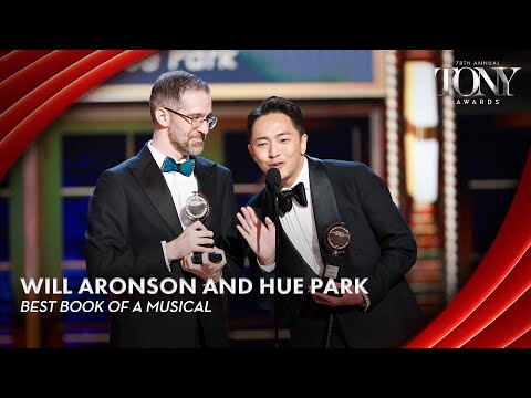 Will Aronson and Hue Park | 2025 Tony Awards Acceptance Speech