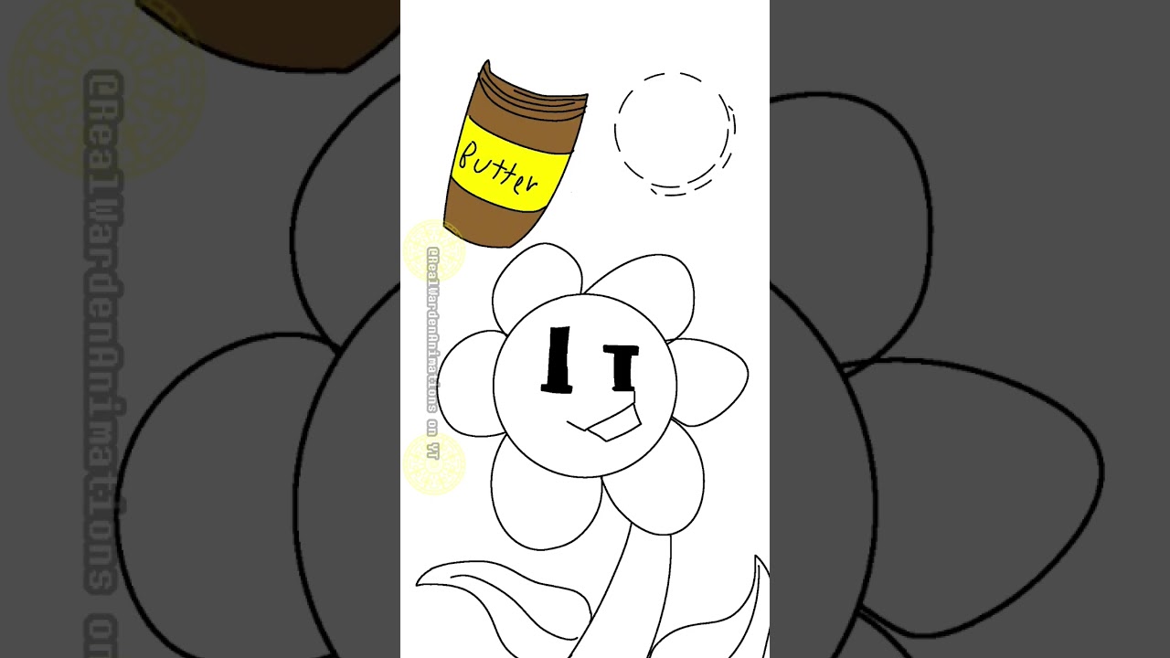 Flowey got a lil mad #animation #digitalart #art #undertale #flowey #floweytheflower #ibispaintx