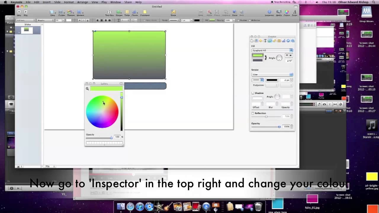 Using Keynote for my A2 coursework