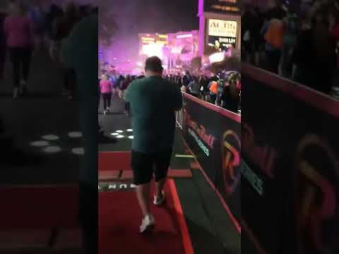 Las Vegas Rock n Roll Half Marathon Finish Line. 2-27-22