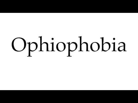 How to Pronounce Ophiophobia