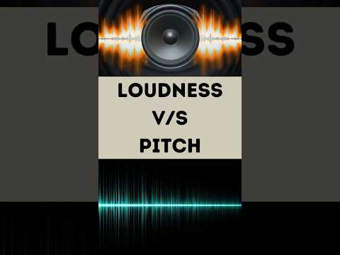 Loudness and Pitch Class 8 | Science | Physics | Shorts | DREAM BIG CLASSES