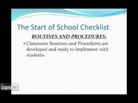 The “Start-of-School-Year” Checklist – "WIRE"d FOR TEACHING AND COACHING