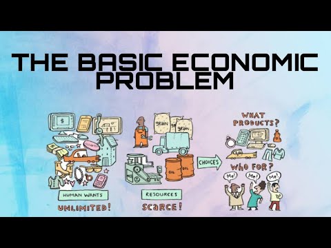 The Basic Economic Problem | Economics | Scarcity | Unlimited Wants
