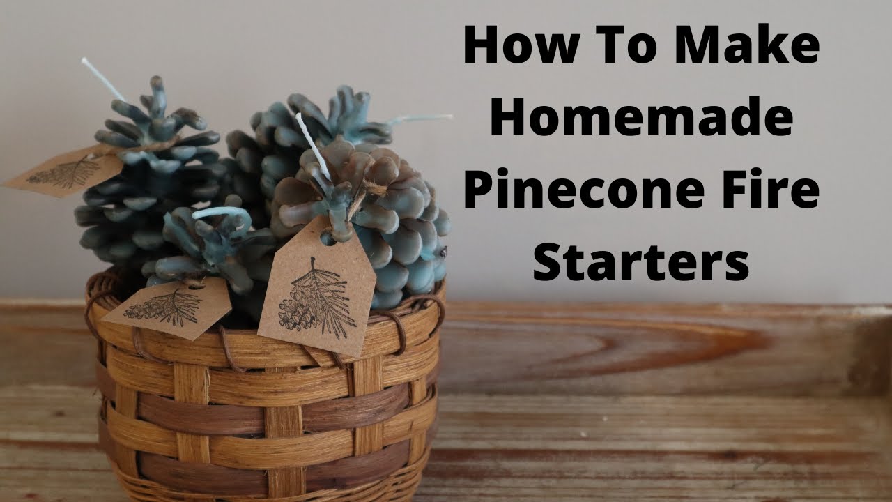 How To Make Homemade Pinecone Fire Starters