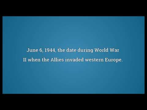D Day Meaning